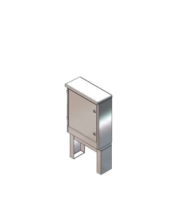 E2-305 Pillar Electrical Enclosure, Power Distribution Enclosures
