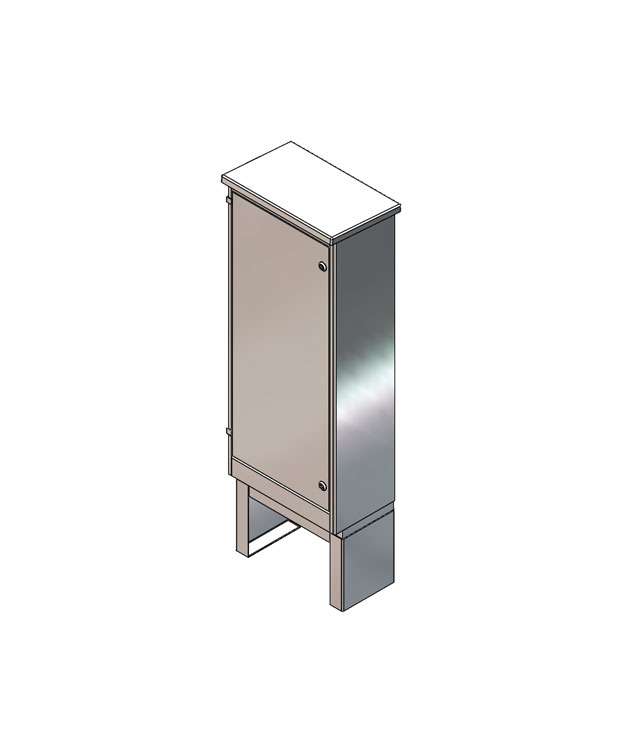 Haldo Electrical Enclosure E2-354 Pillar with Hinged Door